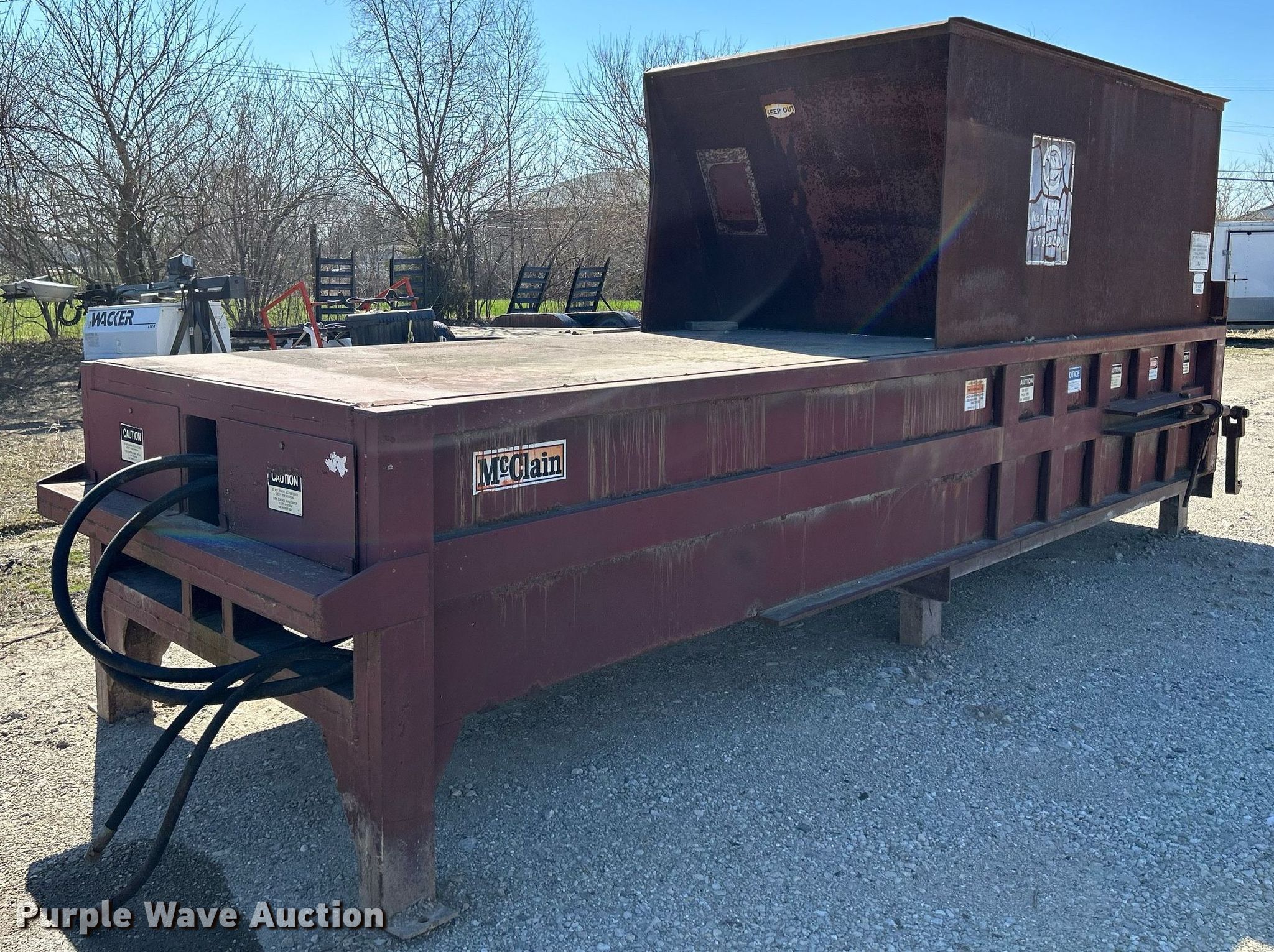 Mcclain trash compactor in Mount Pleasant, IA | Item DR4559 sold ...