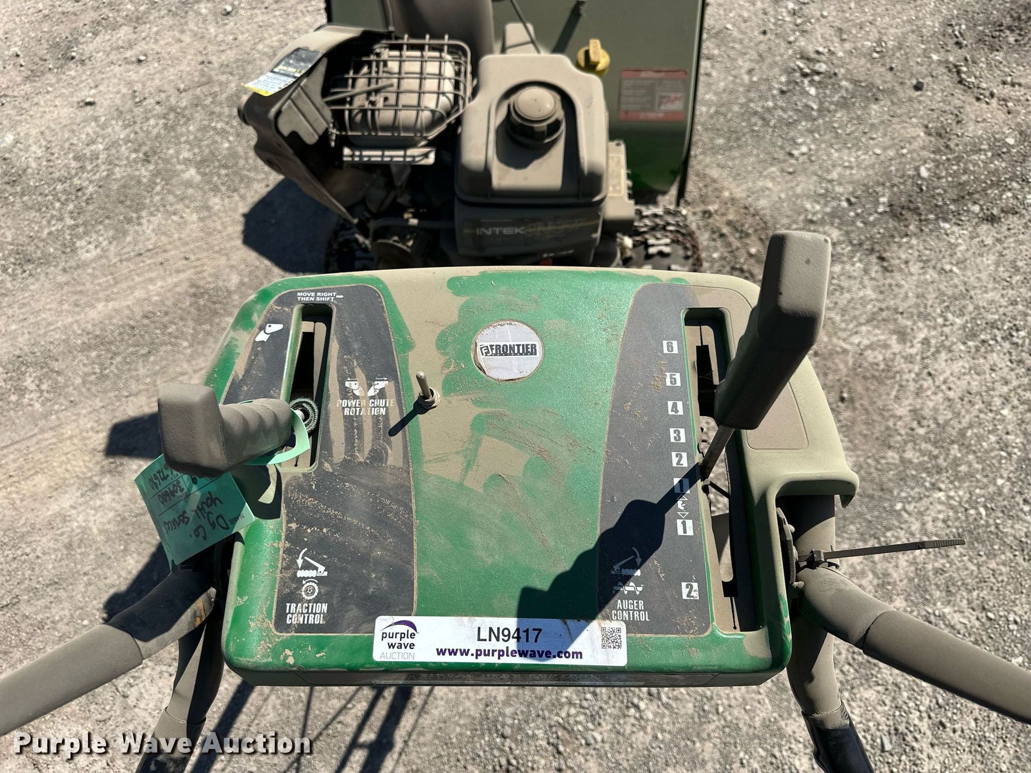Frontier ST1129 snow blower in Lawrence, KS | Item LN9417 sold | Purple ...