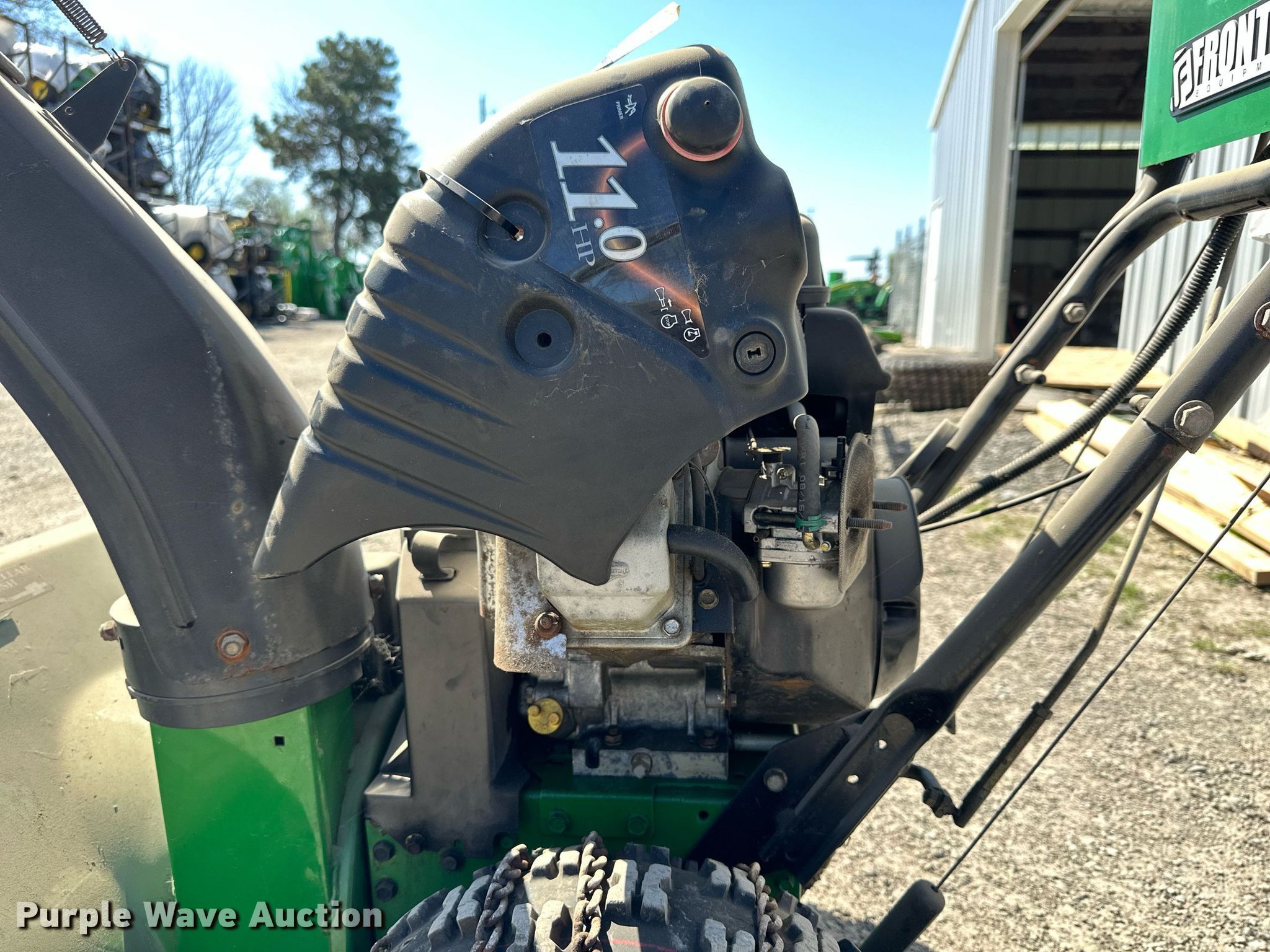 Frontier ST1129 snow blower in Lawrence, KS | Item LN9417 sold | Purple ...