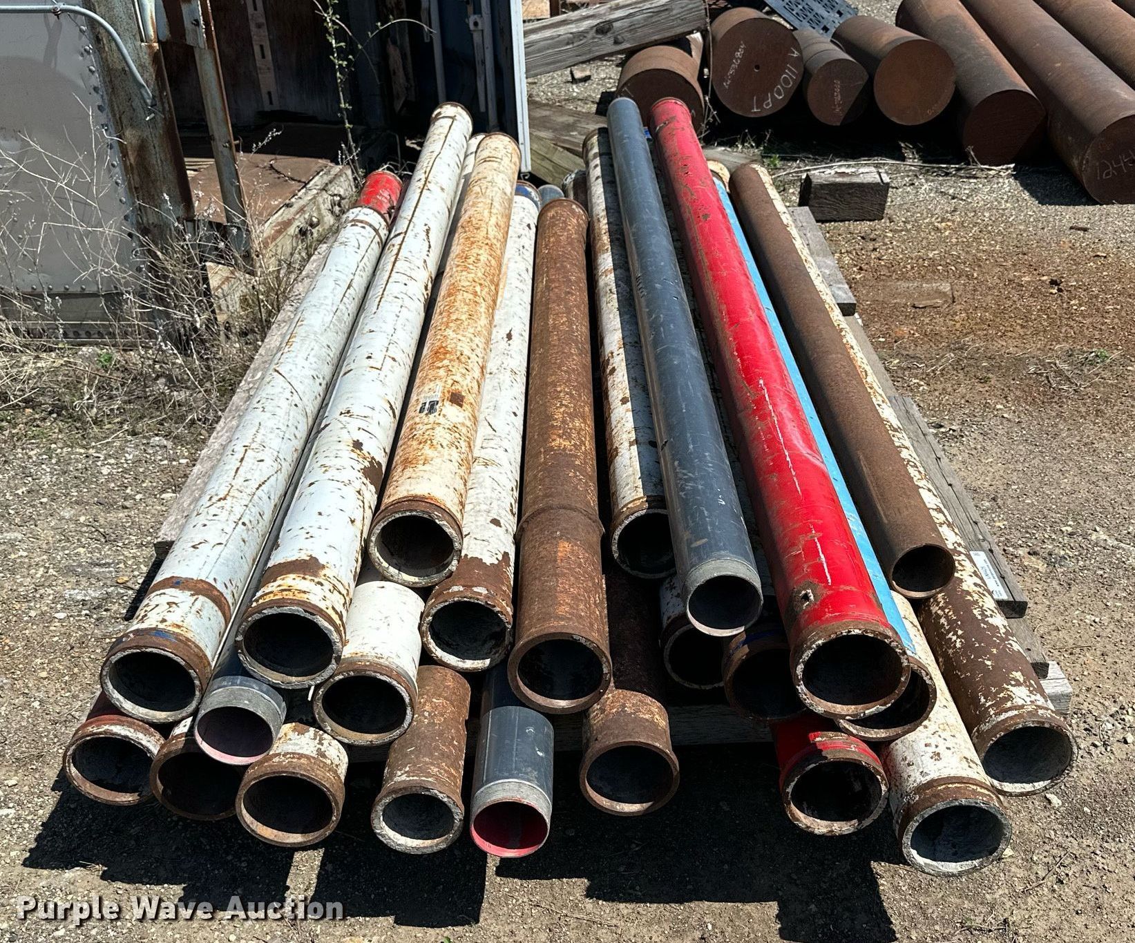 (23) cast iron pipes in Lawrence, KS | Item LN9425 sold | Purple Wave