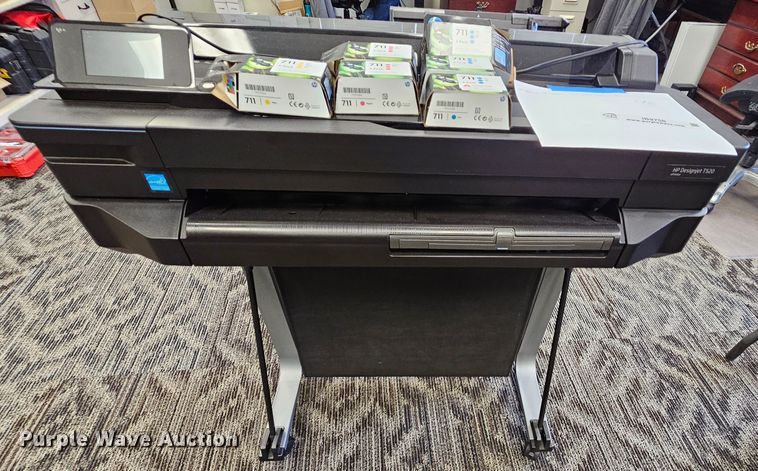 HP Designjet T520 printer in Emporia, KS | Item IB9758 sold | Purple Wave