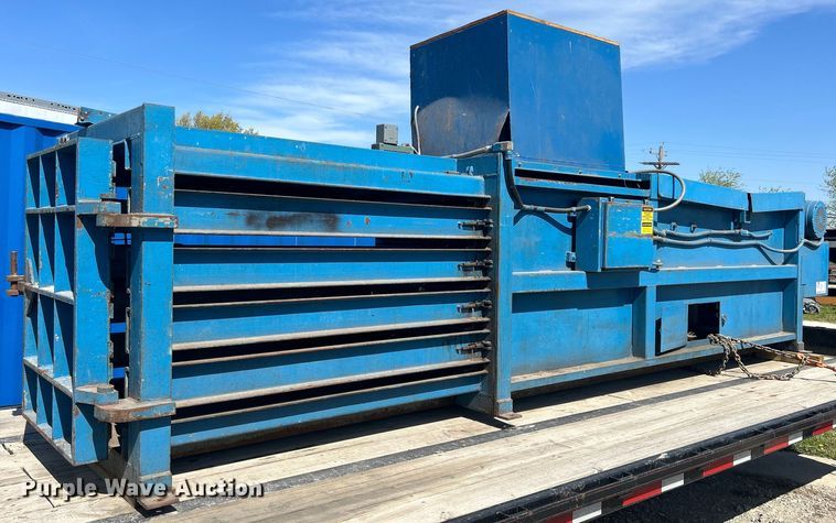 Maren cardboard baler in Mount Pleasant, IA | Item DR4604 sold | Purple ...