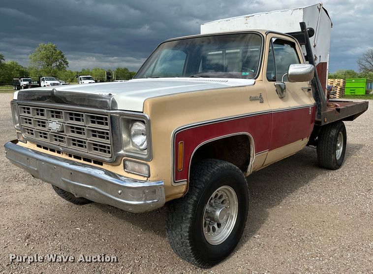 1978 Chevrolet Silverado C10 flatbed pickup truck in Poteau, OK | Item ...