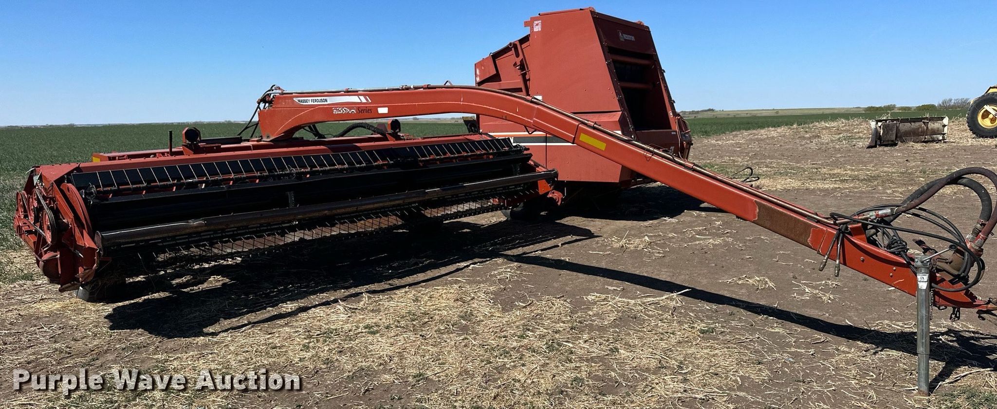 Massey Ferguson 1476 swather / windrower in Smith Center, KS | Item KL9178 sold | Purple Wave