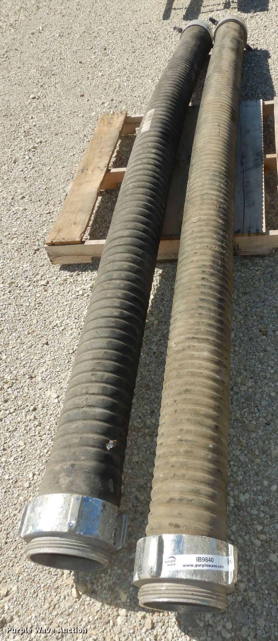(2) hard suction hoses in Manhattan, KS | Item IB9840 sold | Purple Wave