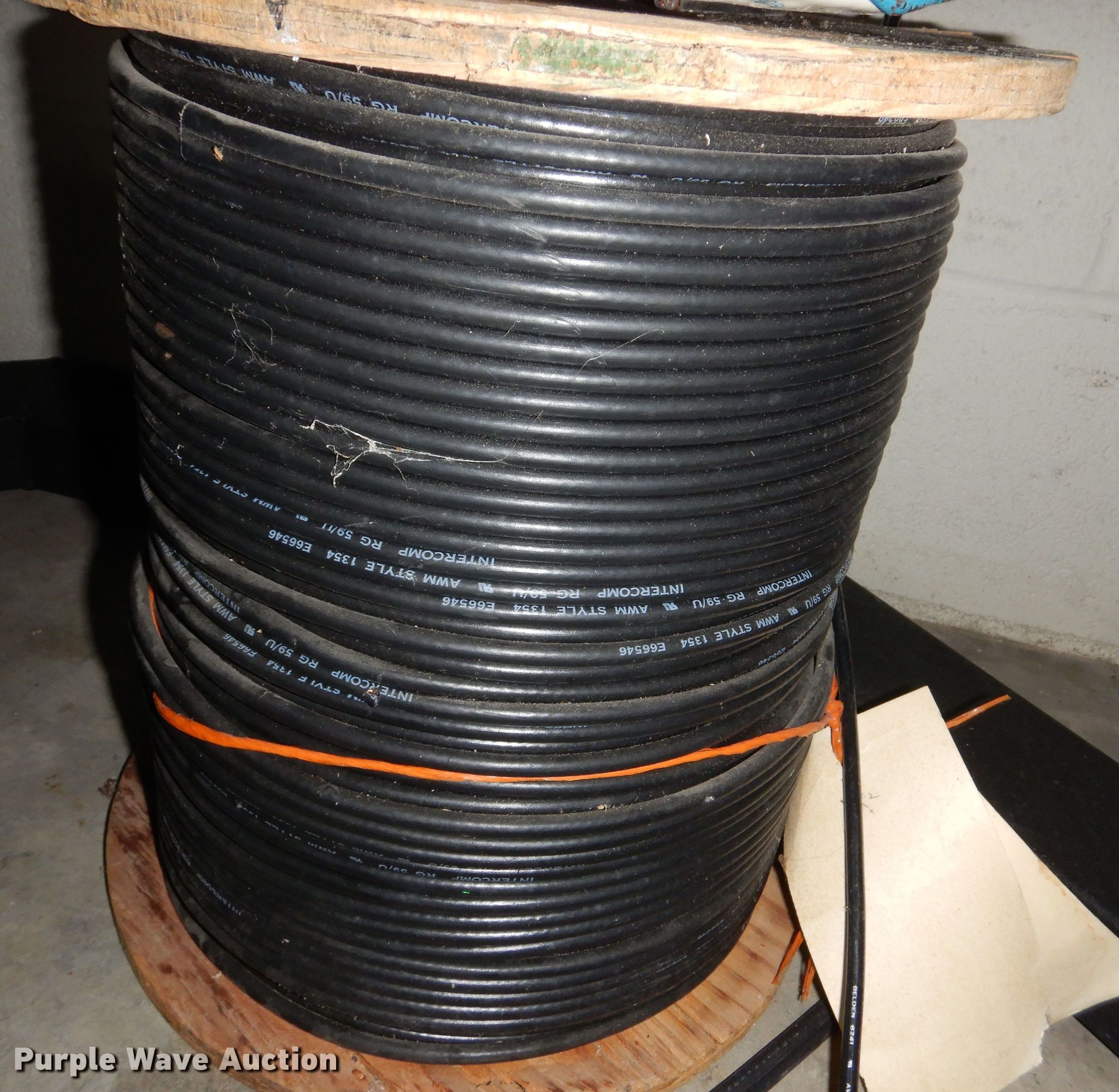 (5) partial rolls of coaxial cable in Ottawa, KS | Item IB9866 sold ...