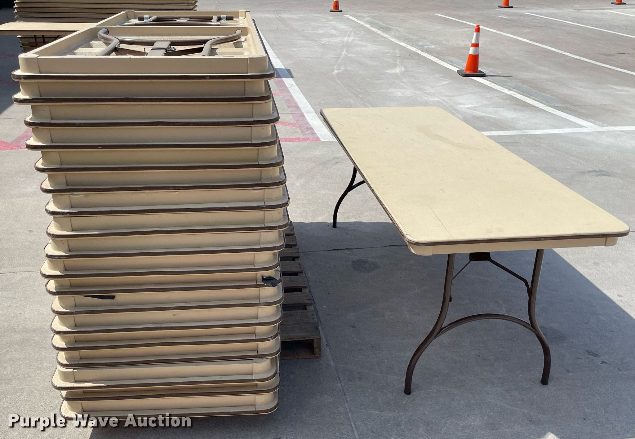 (19) Mity-Lite tables in Wichita, KS | Item LY9566 for sale | Purple Wave