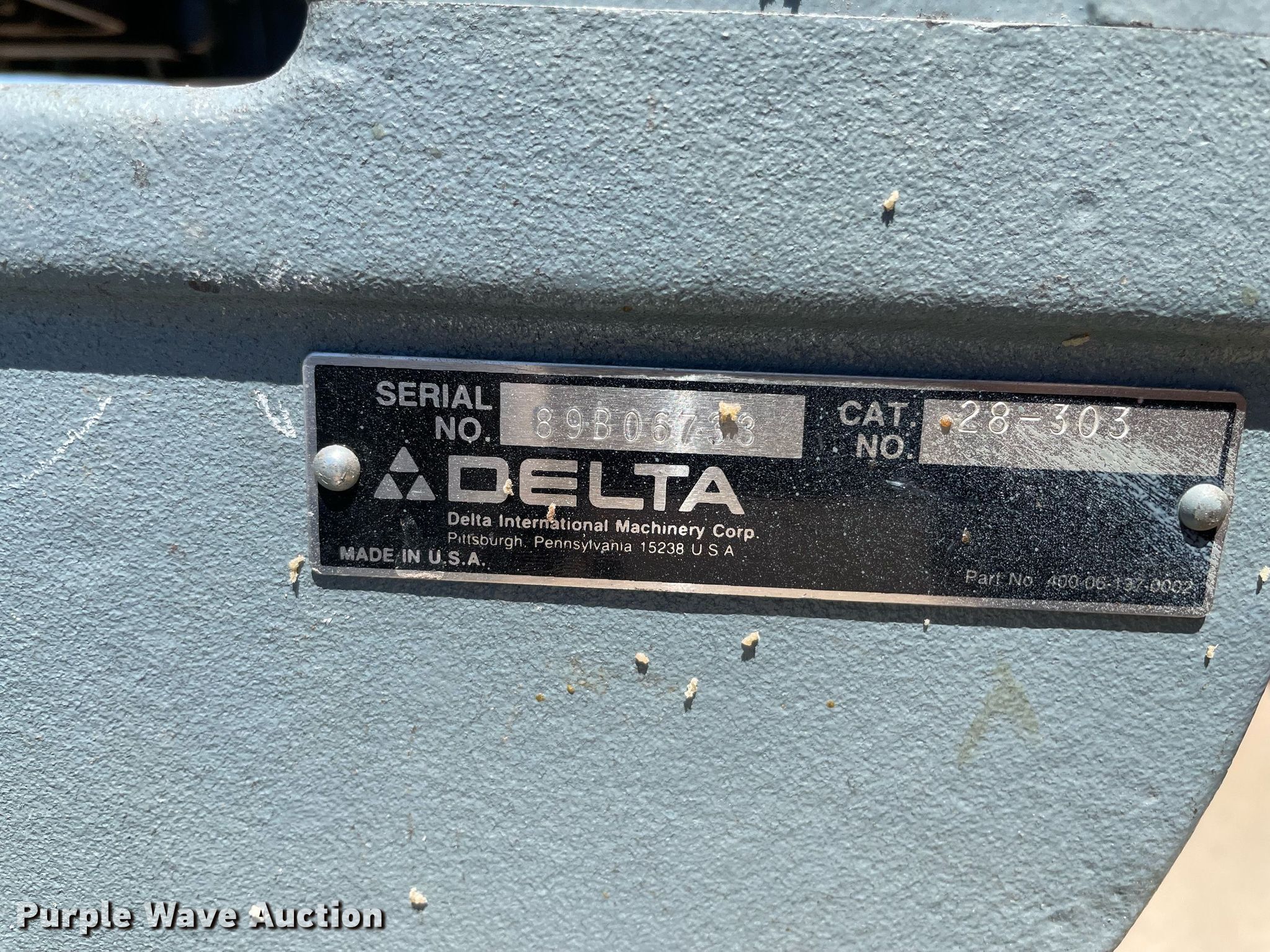 Delta bandsaw in Ellsworth , KS | Item MS9719 sold | Purple Wave