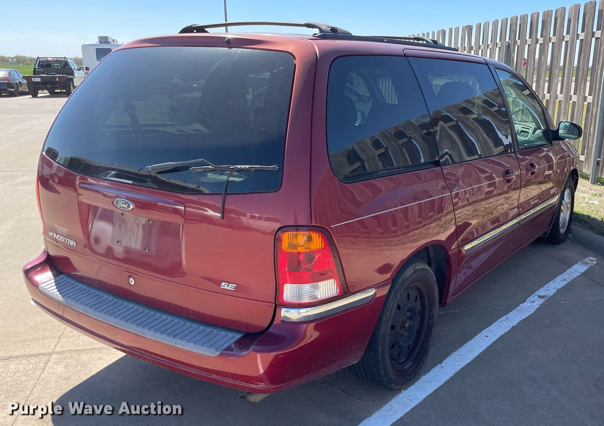 2003 Ford Windstar SE van in Ellsworth , KS | Item MS9735 sold | Purple ...