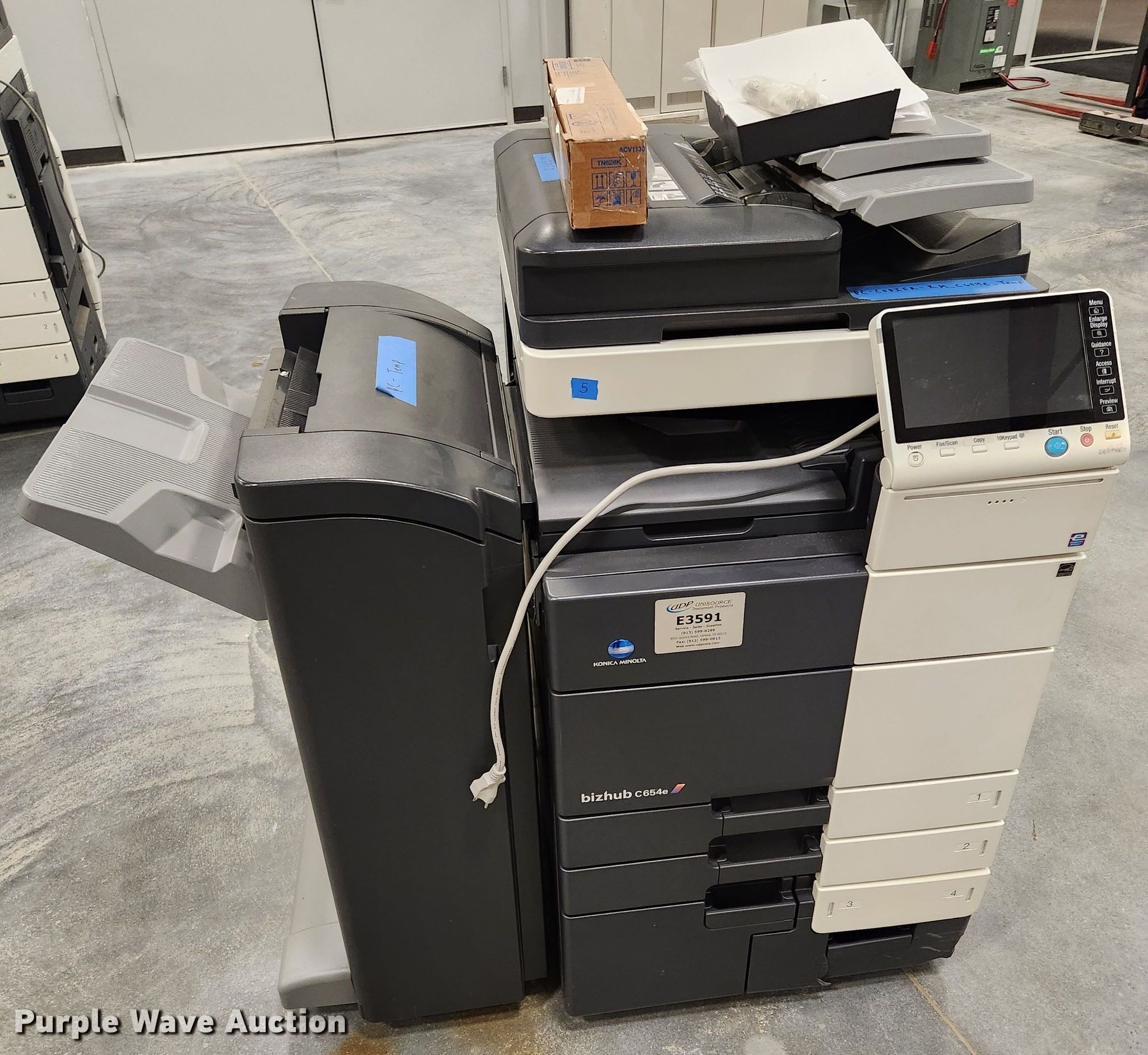 (6) Konica Minolta C654E copiers in Spring Hill, KS | Item NX9392 sold ...