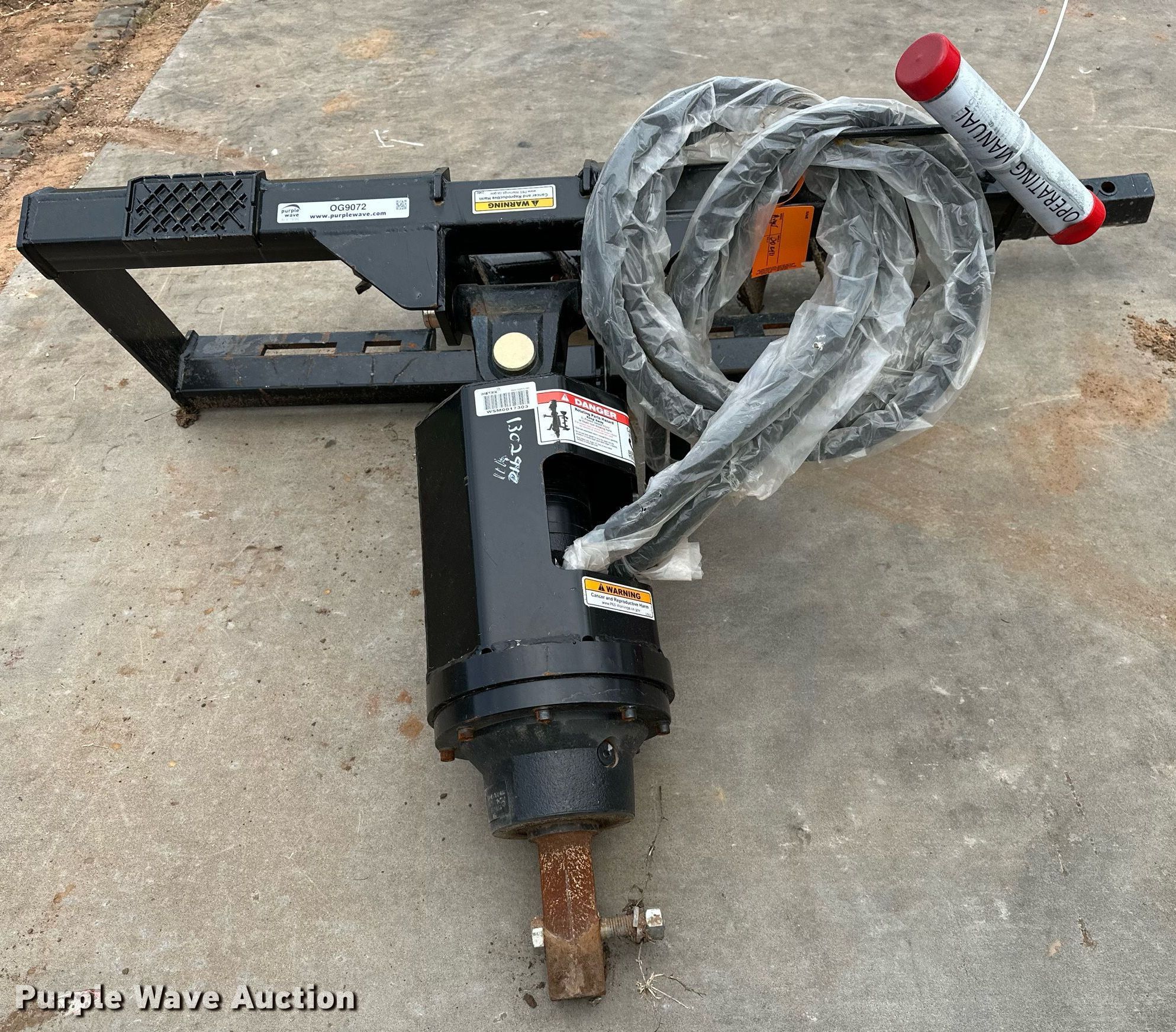 Belltec LC300 skid steer auger in Stillwater, OK | Item OG9072 sold ...