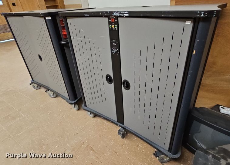 (2) Spectrum Industries laptop charging carts in Red Oak, IA | Item ...