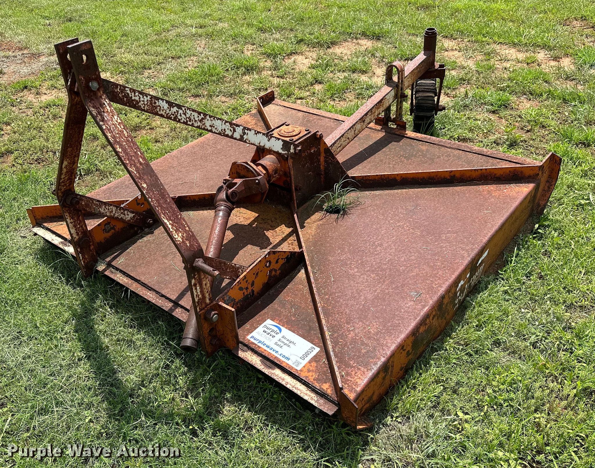Dunham rotary mower in Fairview, OK | Item DQ0539 sold | Purple Wave