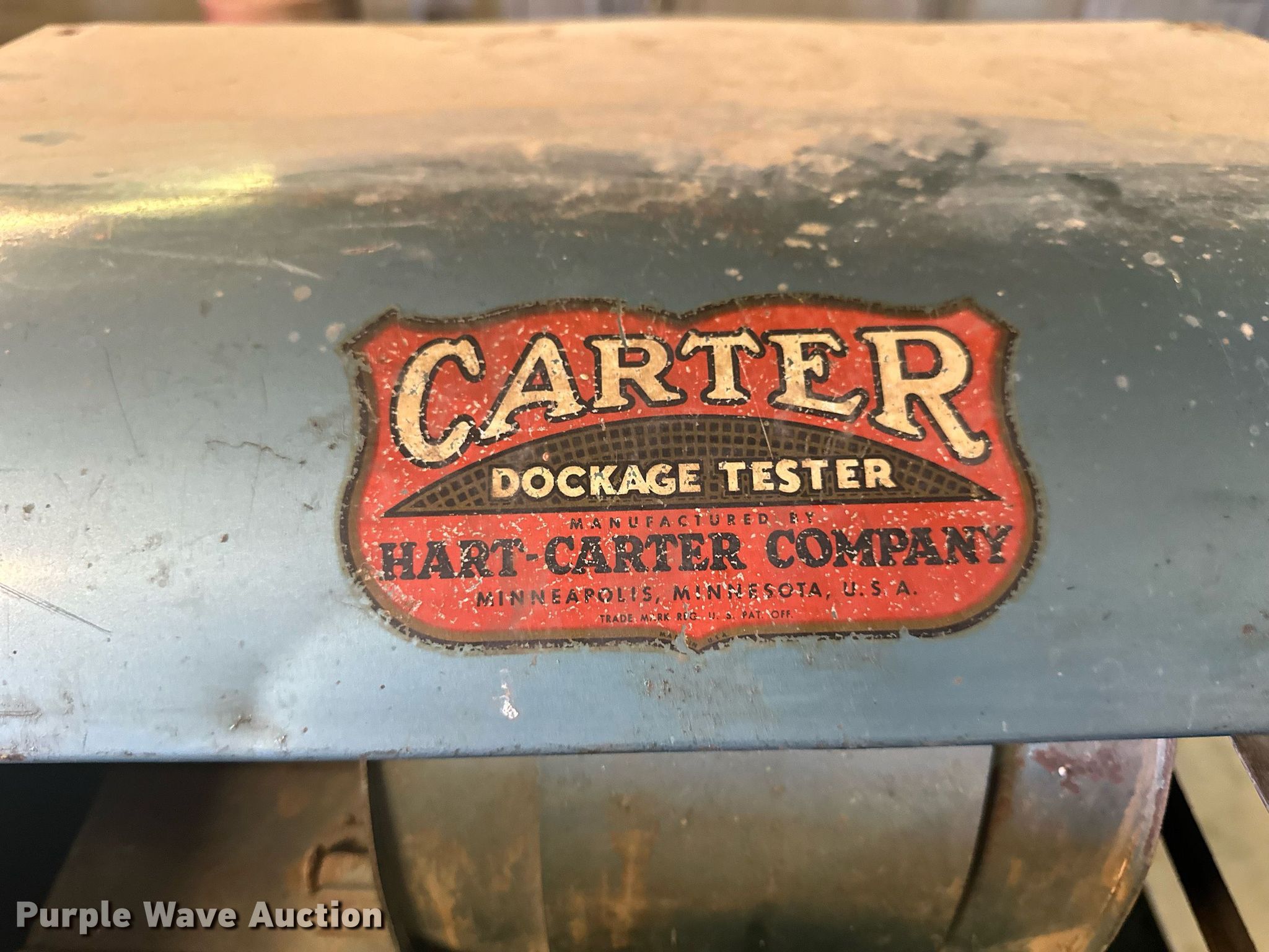 Carter Dockage tester XT1 in Hays, KS | Item KL9021 sold | Purple Wave