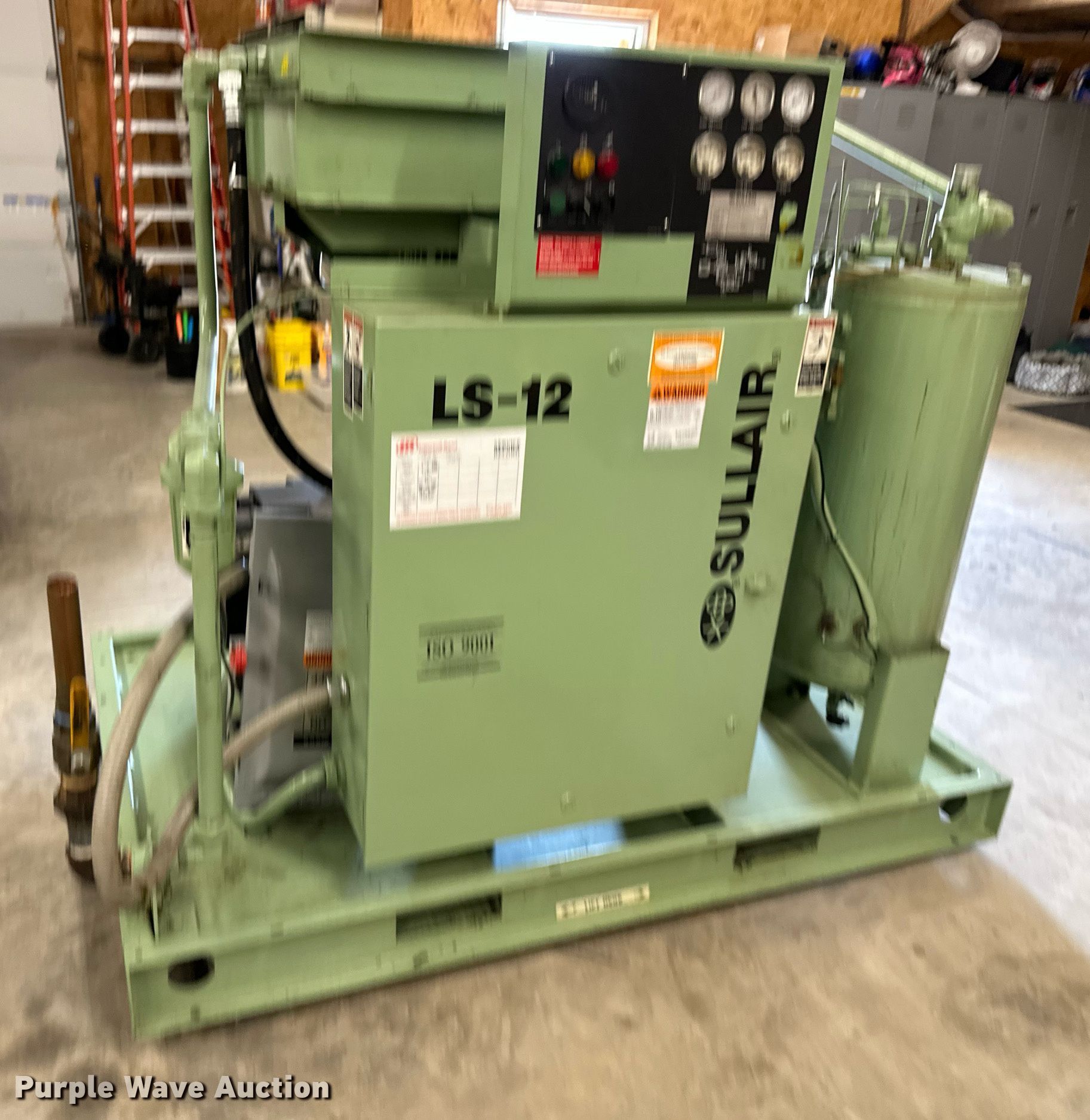 Sullair LS-12 air compressor in Linwood, KS | Item LP9994 sold | Purple Wave