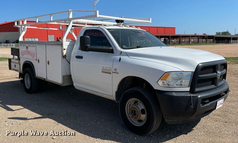 2014 Dodge Ram 3500 utility bed pickup truck in Ada, OK | Item NB9097 ...