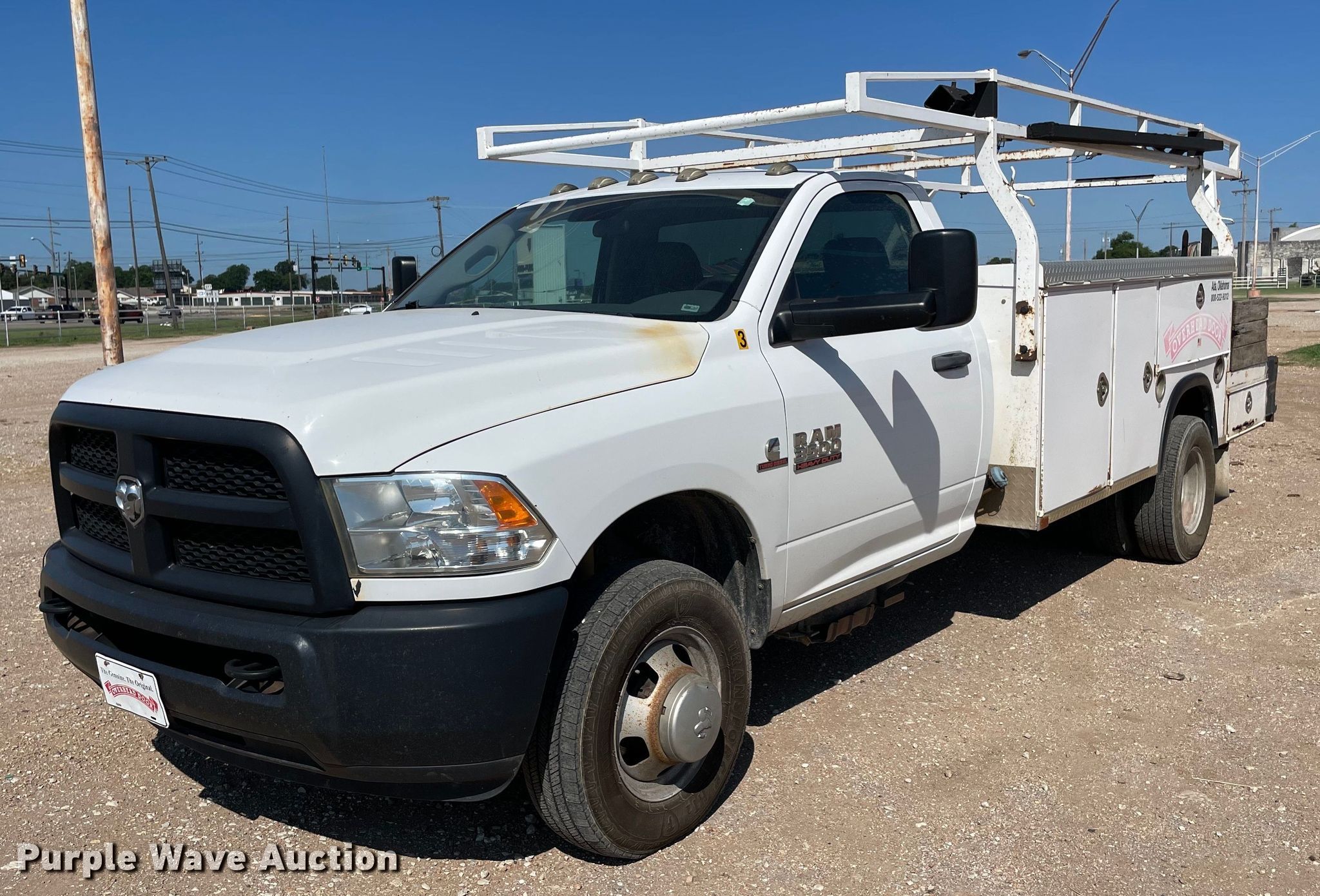 2014 Dodge Ram 3500 utility bed pickup truck in Ada, OK | Item NB9097 ...