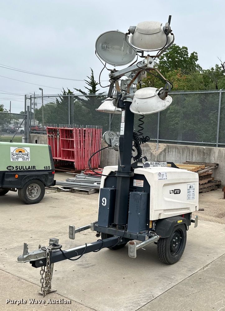 Atlas Copco LTV15 light plant in Topeka, KS | Item DS2100 sold | Purple ...