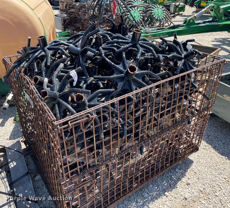 Approximately 75 Great Plains rolling spike harrows in Assaria, KS ...