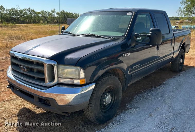 2002 Ford F250 Crew Cab pickup truck in Abilene, TX | Item KM9815 sold ...