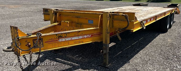 1996 CZ Engineering Inc. CZ20KT equipment trailer in Collinsville, OK ...
