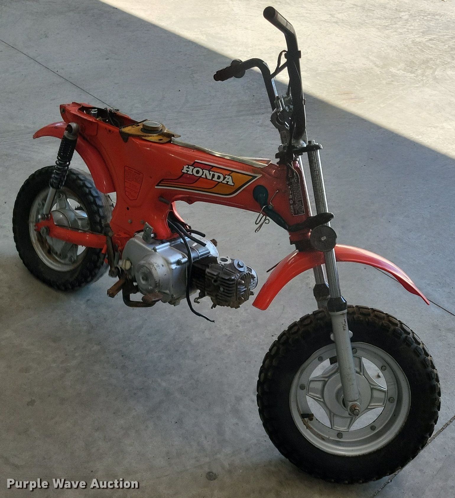 1980 Honda Mini Trail 70 mini bike in Ottumwa, IA | Item IQ9835 sold | Purple Wave
