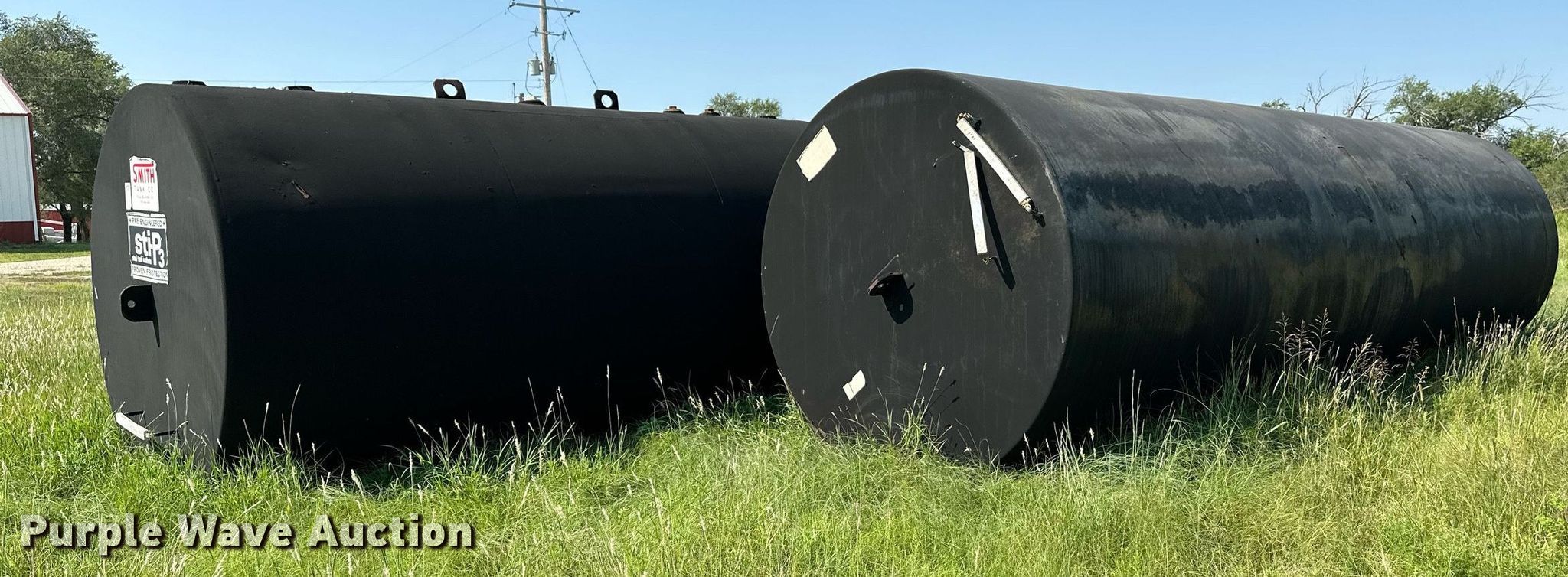 (3) Smith STI-P3 fuel tanks in Roxbury, KS | Item HN9959 sold | Purple Wave