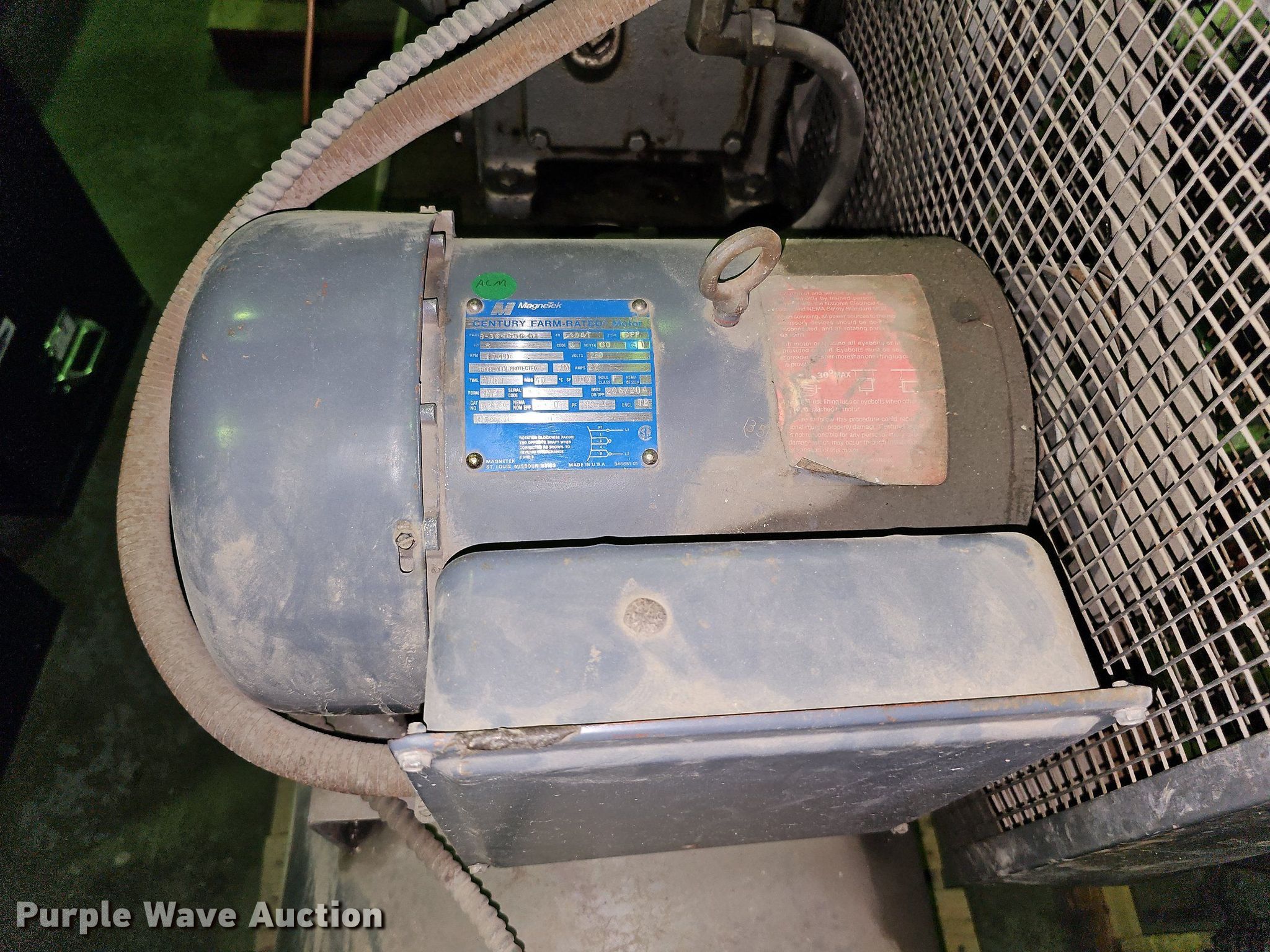 1990 Industrial Air Machine C521E80H air compressor in Lincoln, NE ...