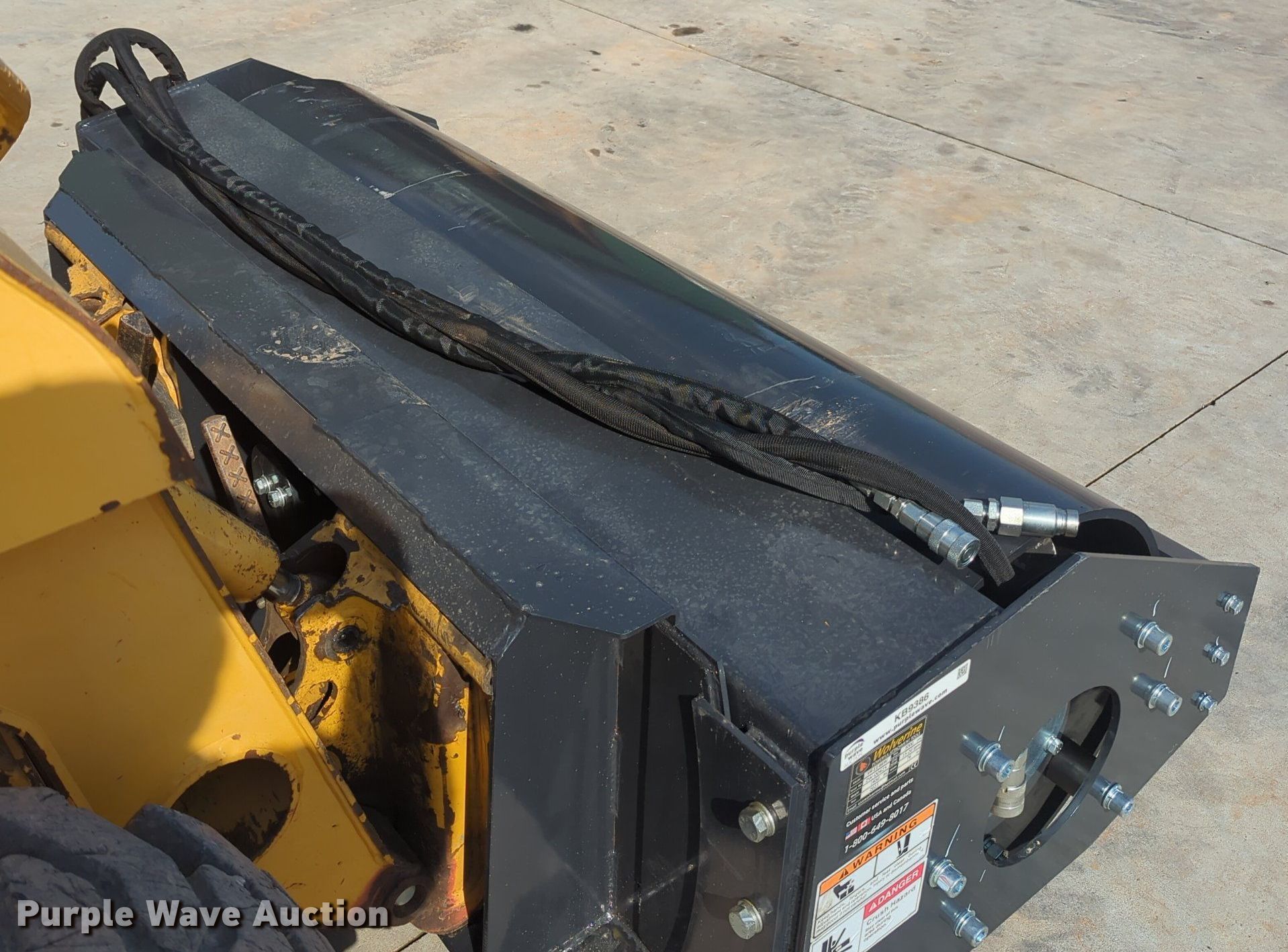 2023 Wolverine VR-11-66W skid steer vibratory roller in Norman, OK | Item KB9386 sold | Purple Wave