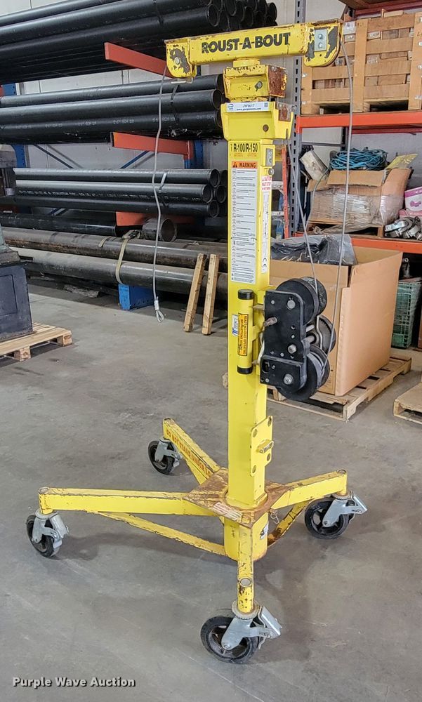 Roust-A-Bout R-100/R-150 material lift in Brandon, SD | Item JW9617 sold | Purple Wave