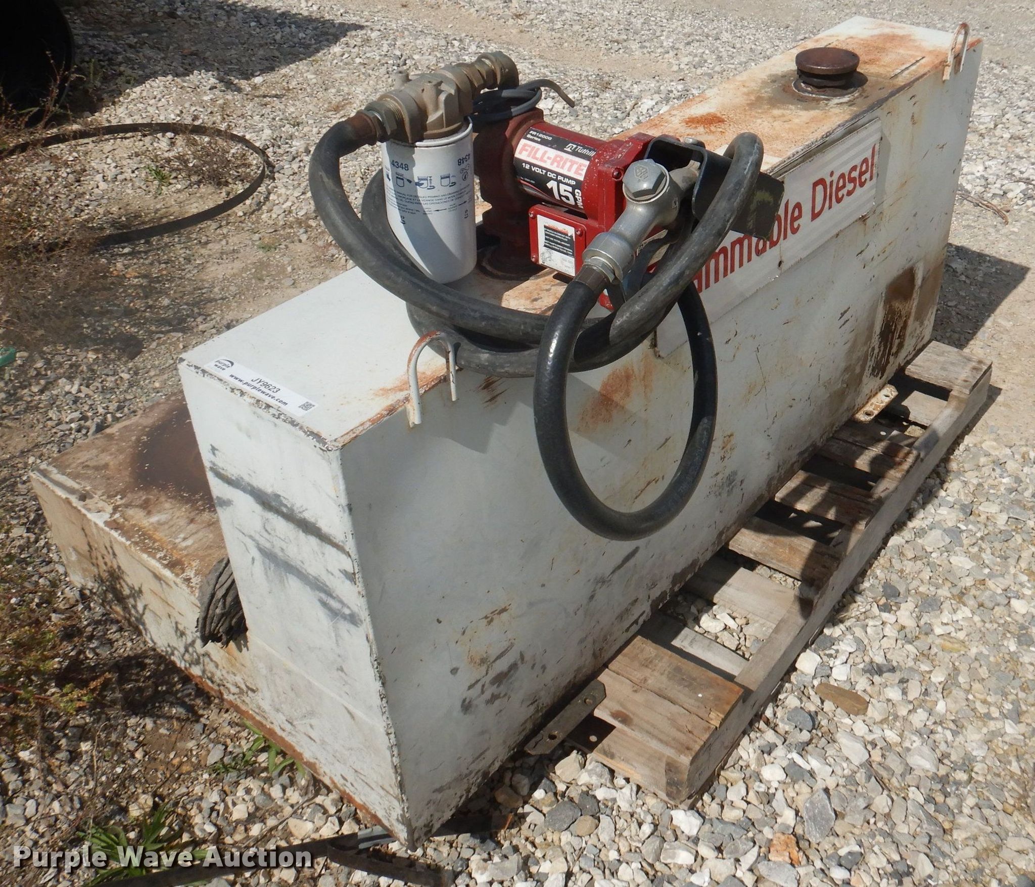 Delta fuel tank in Fayetteville, AR | Item JY9623 sold | Purple Wave