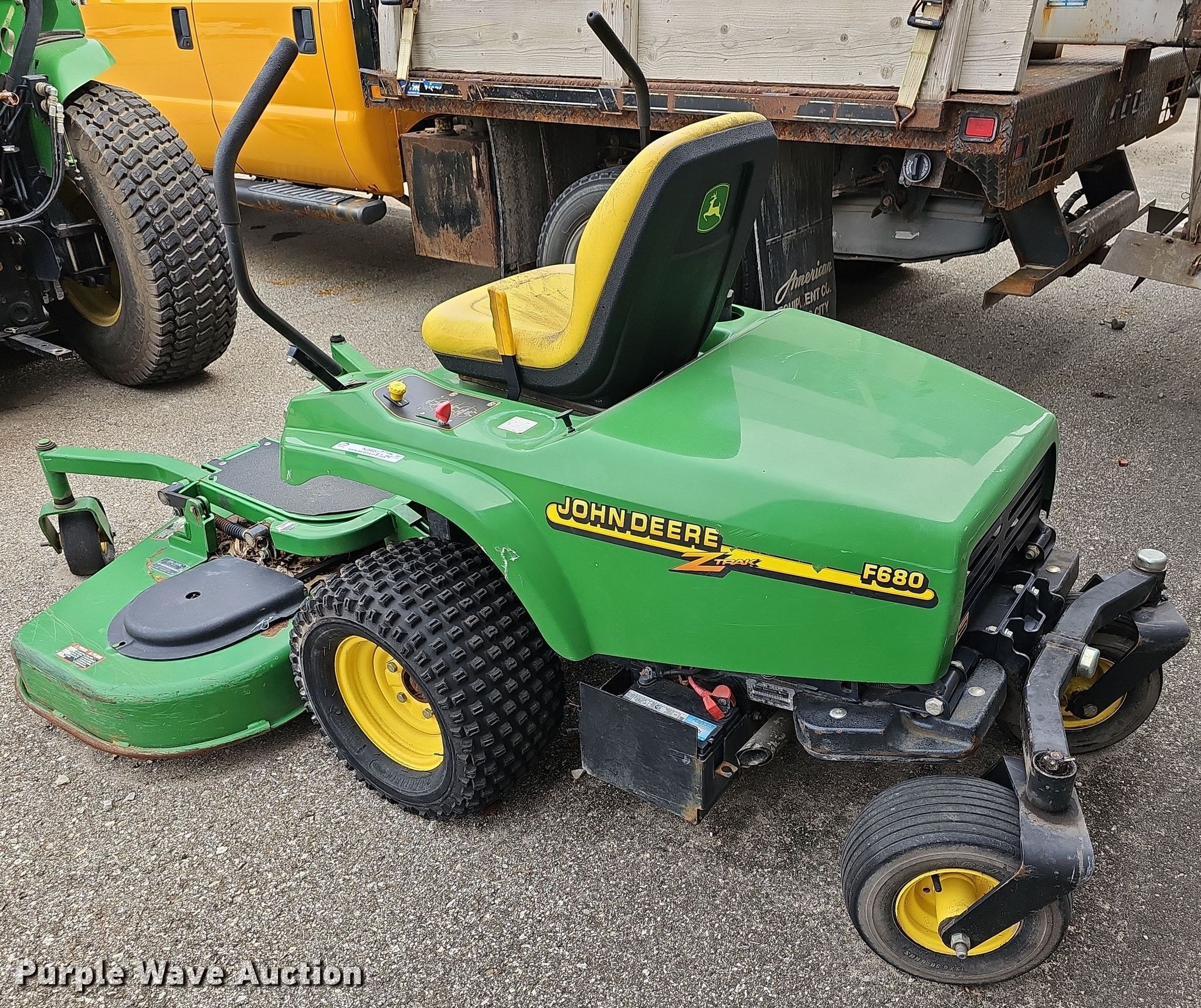 John Deere F680 ZTrack ZTR lawn mower in Lawrence, KS | Item NJ9851 ...