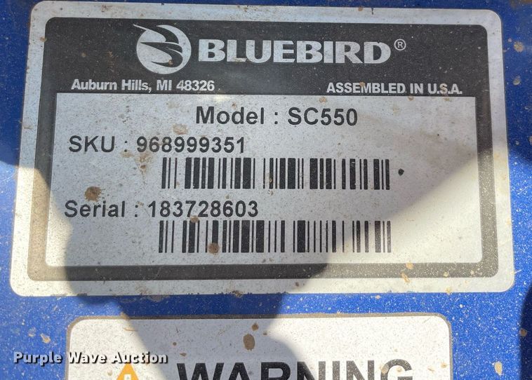 Blue Bird SC550 sod cutter in Kingston, OK | Item NA9641 sold | Purple Wave