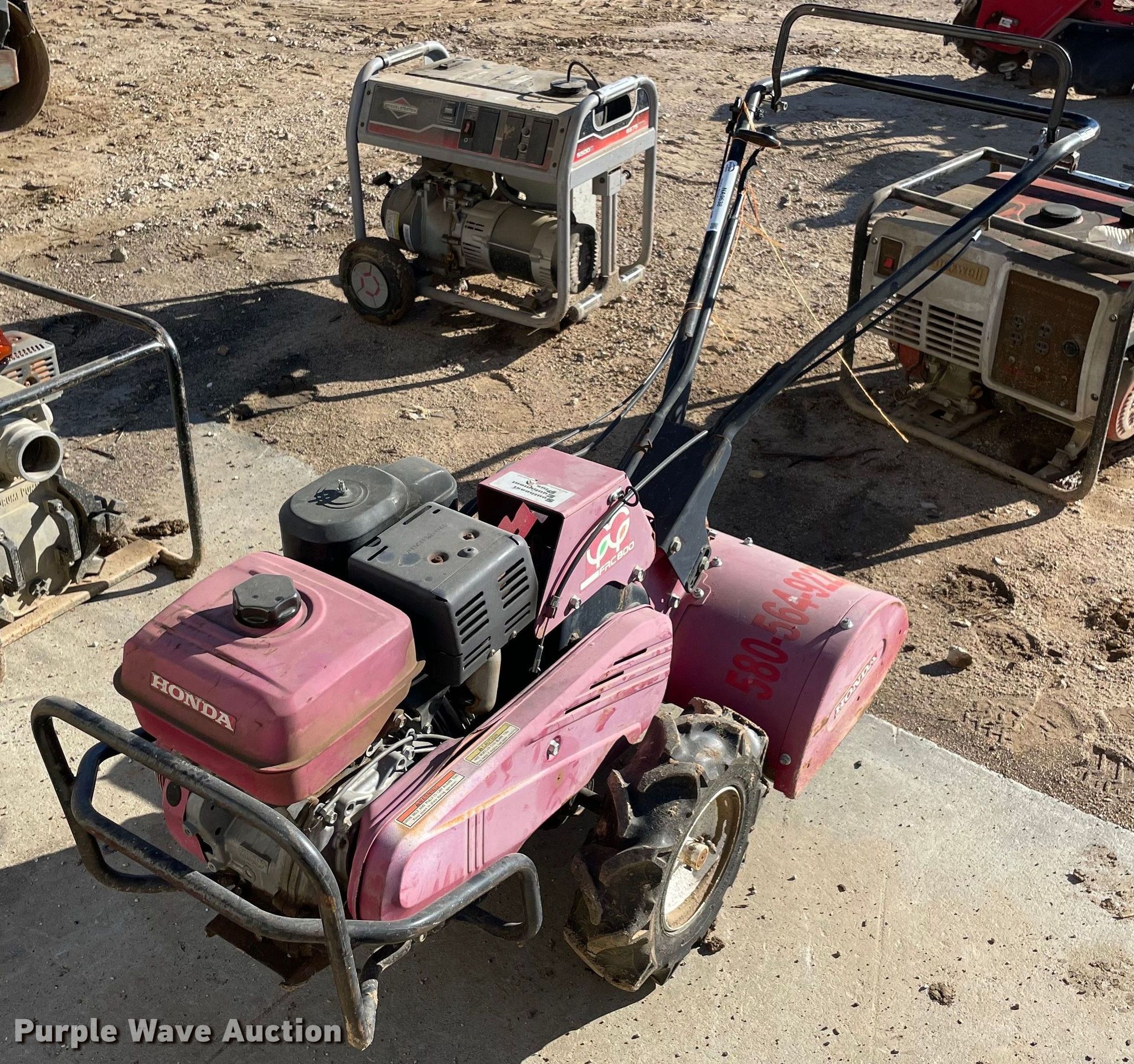 Honda FRC800 tiller in Kingston, OK | Item NA9638 sold | Purple Wave