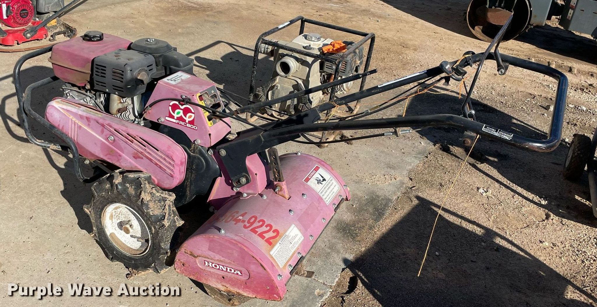 Honda FRC800 tiller in Kingston, OK | Item NA9638 sold | Purple Wave