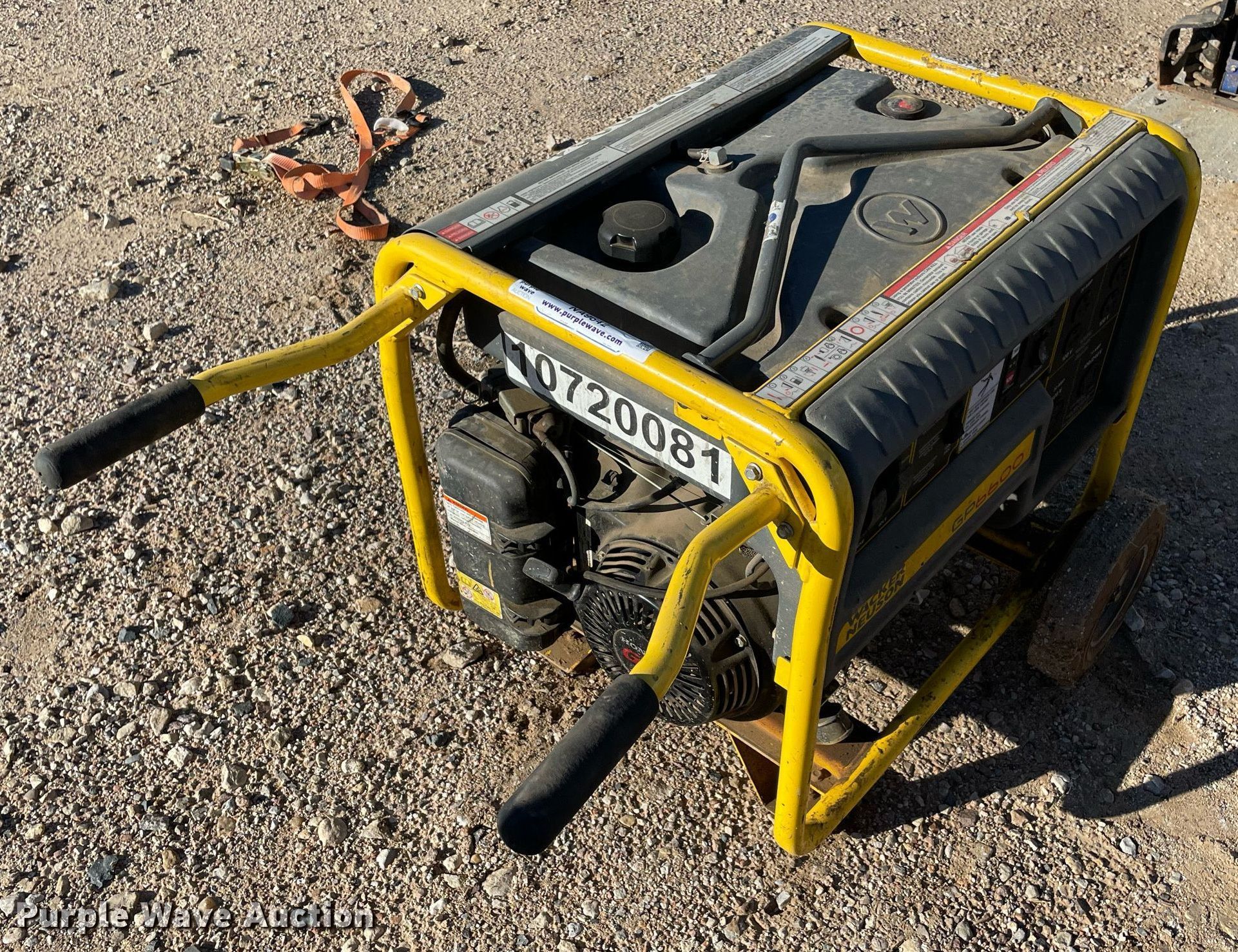 Wacker Nelson GP6600 generator in Kingston, OK | Item NA9642 sold ...