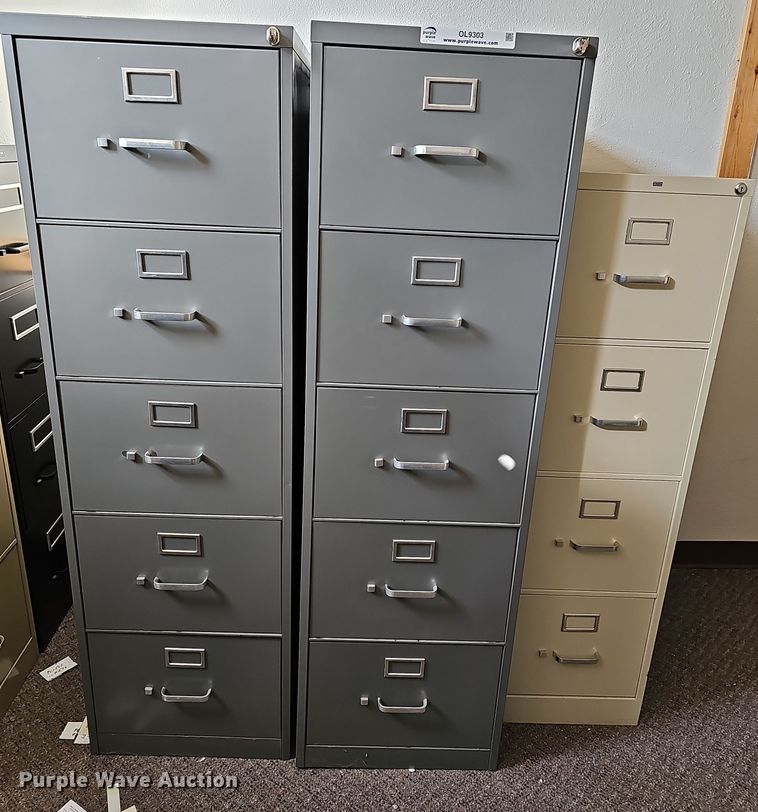 (10) metal file cabinets in Paola, KS | Item OL9303 sold | Purple Wave