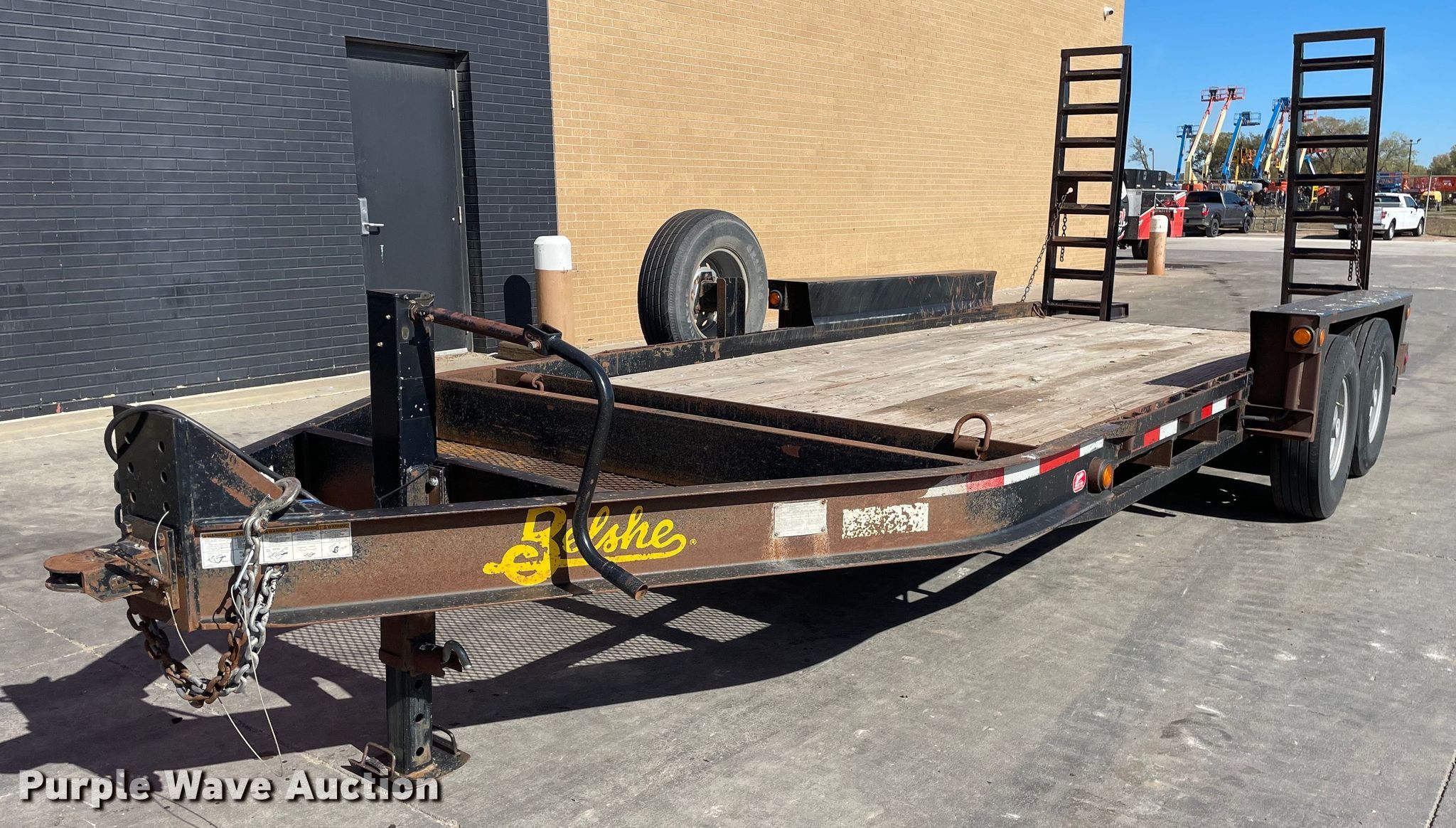 2018 Belshe WB14-2EB equipment trailer in Wichita, KS | Item GG9776 ...