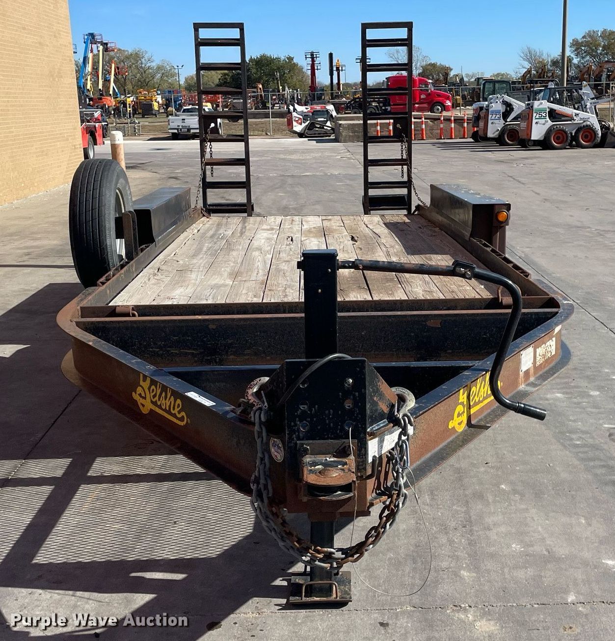 2018 Belshe WB14-2EB equipment trailer in Wichita, KS | Item GG9776 ...
