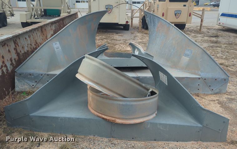 (3) Dub Ross galvanized tin horn culvert end caps in Oklahoma City, OK ...