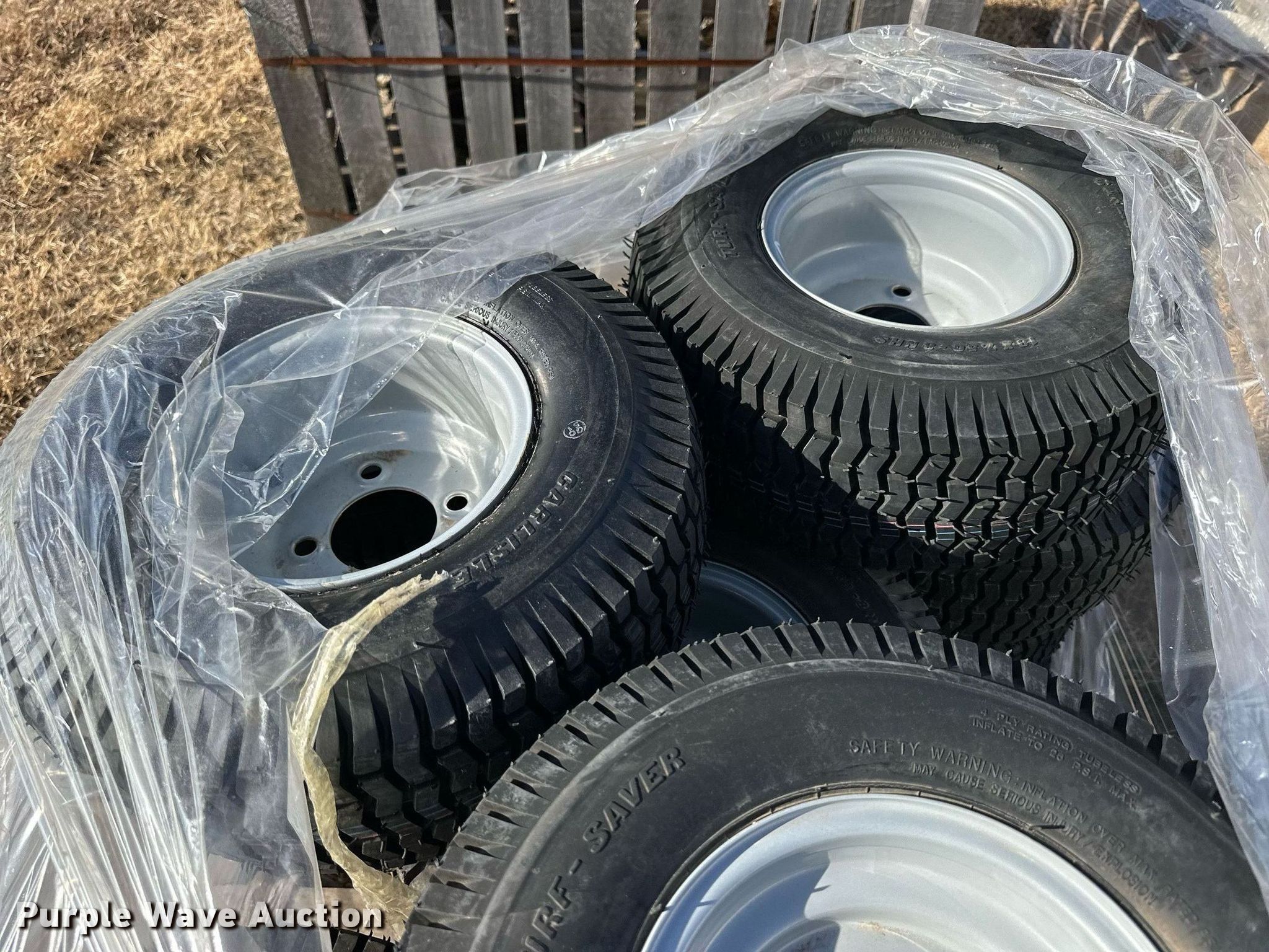 (18) 18x7.50-8 tires and wheels in Salina, KS | Item OK9228 sold ...