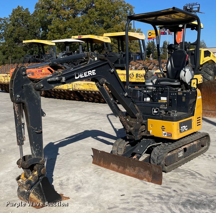 2019 John Deere 17G mini excavator in Lewisville, TX | Item LV9197 sold ...