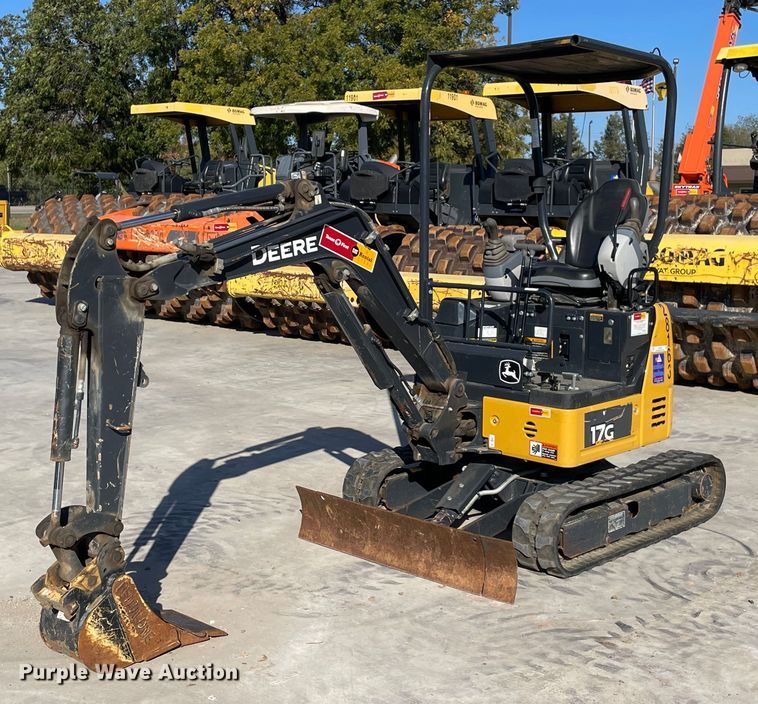 2019 John Deere 17G mini excavator in Lewisville, TX | Item LV9199 sold ...