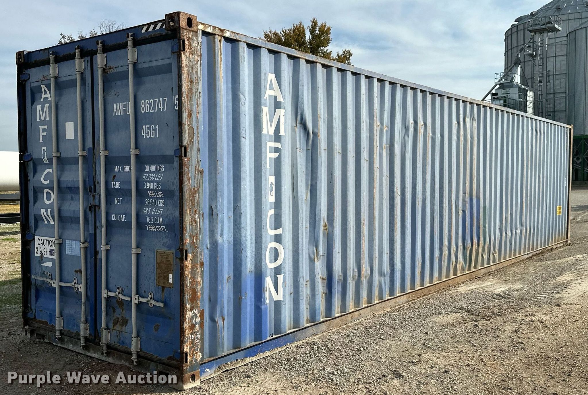 AMF CON storage container in Galena, KS | Item KT9152 sold | Purple Wave