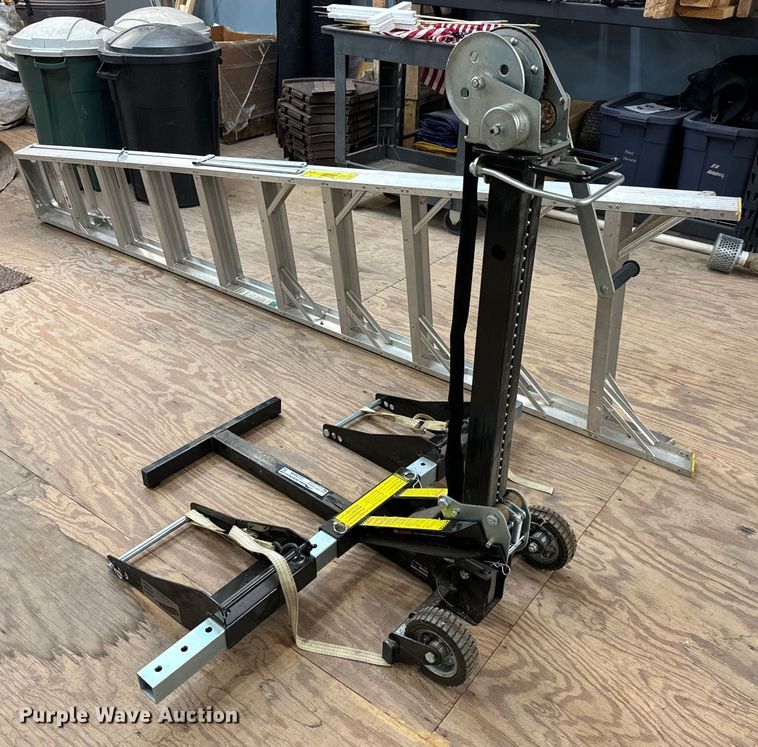 MoJack Pro Lawn mower lift in McPherson, KS | Item GG9896 sold | Purple ...