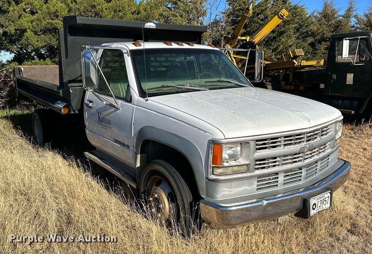 1998 Chevrolet Cheyenne C3500 dump bed pickup truck in Sylvan Grove, KS ...