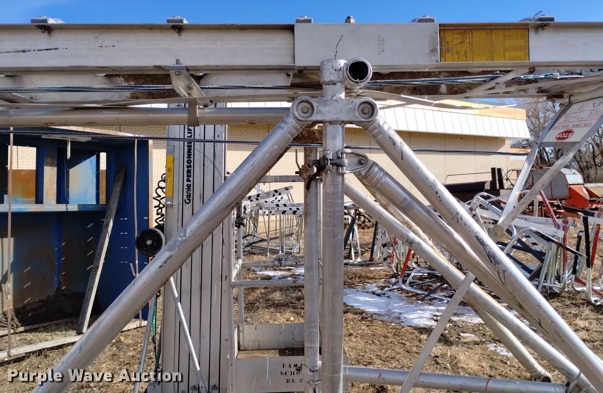 Genie PLC-24 vertical lift in Lamar, CO | Item LN9891 sold | Purple Wave