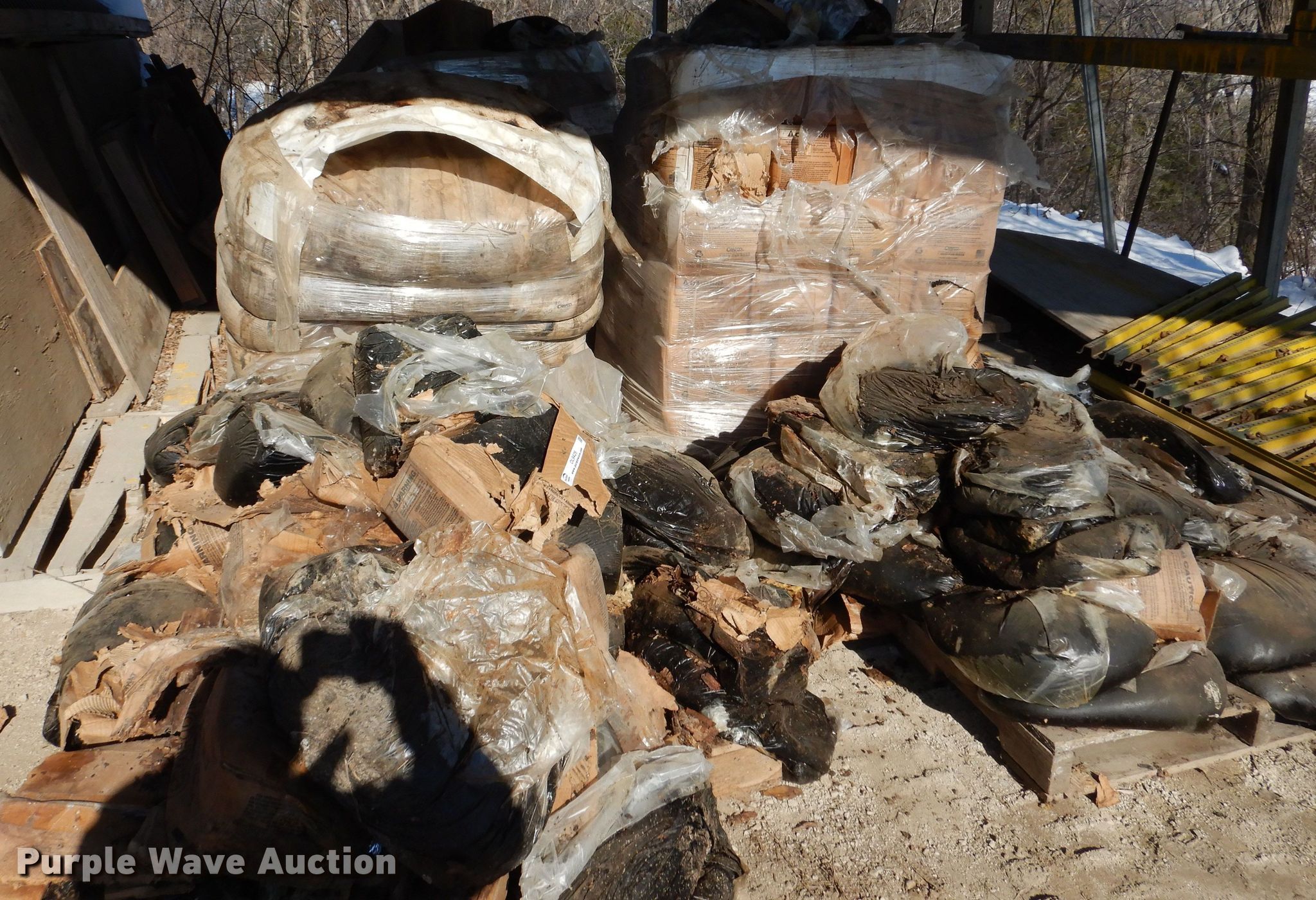 (5) pallets of Crafco asphalt pavement sealant blocks in Marion, KS ...