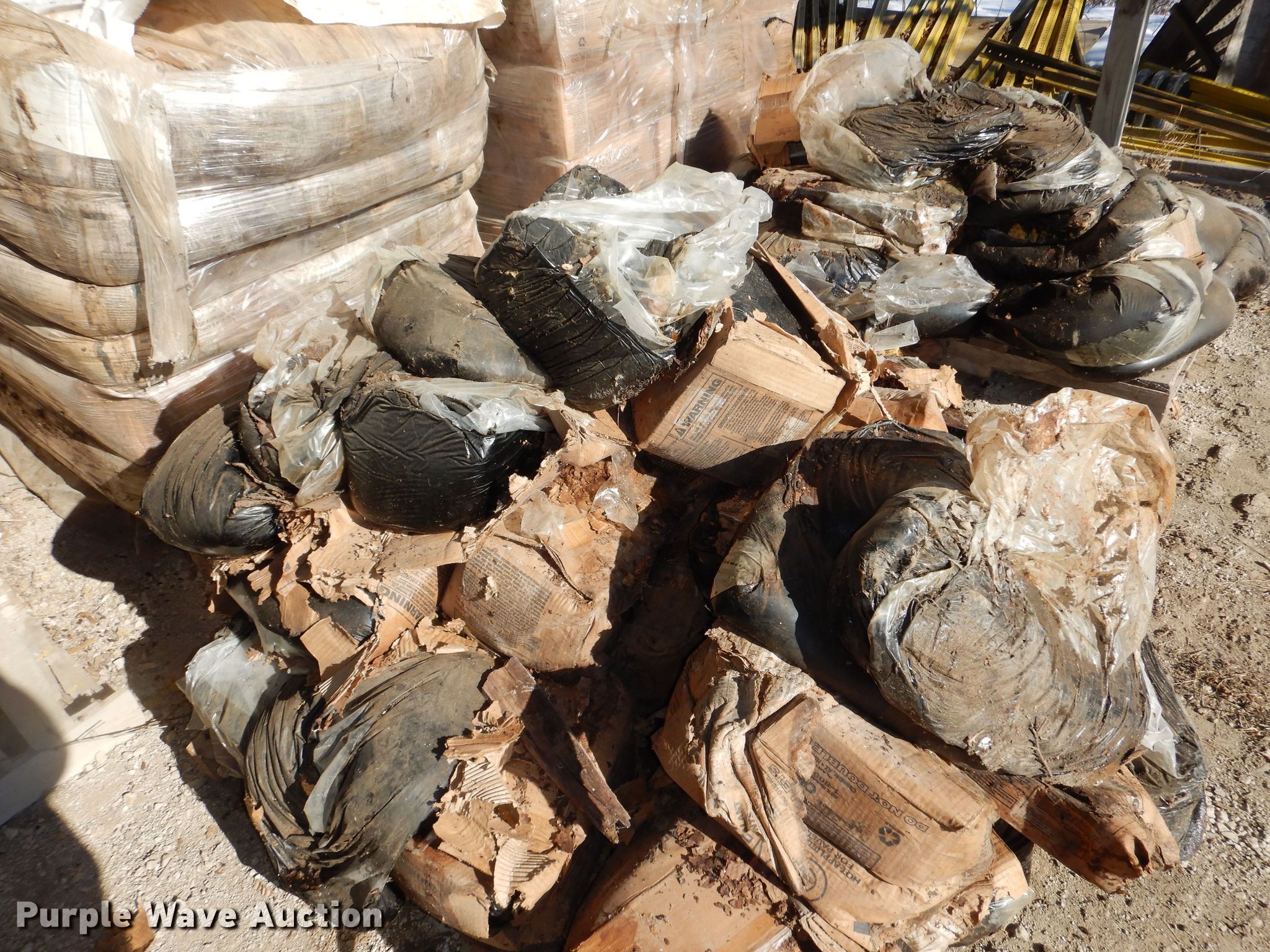 (5) pallets of Crafco asphalt pavement sealant blocks in Marion, KS ...