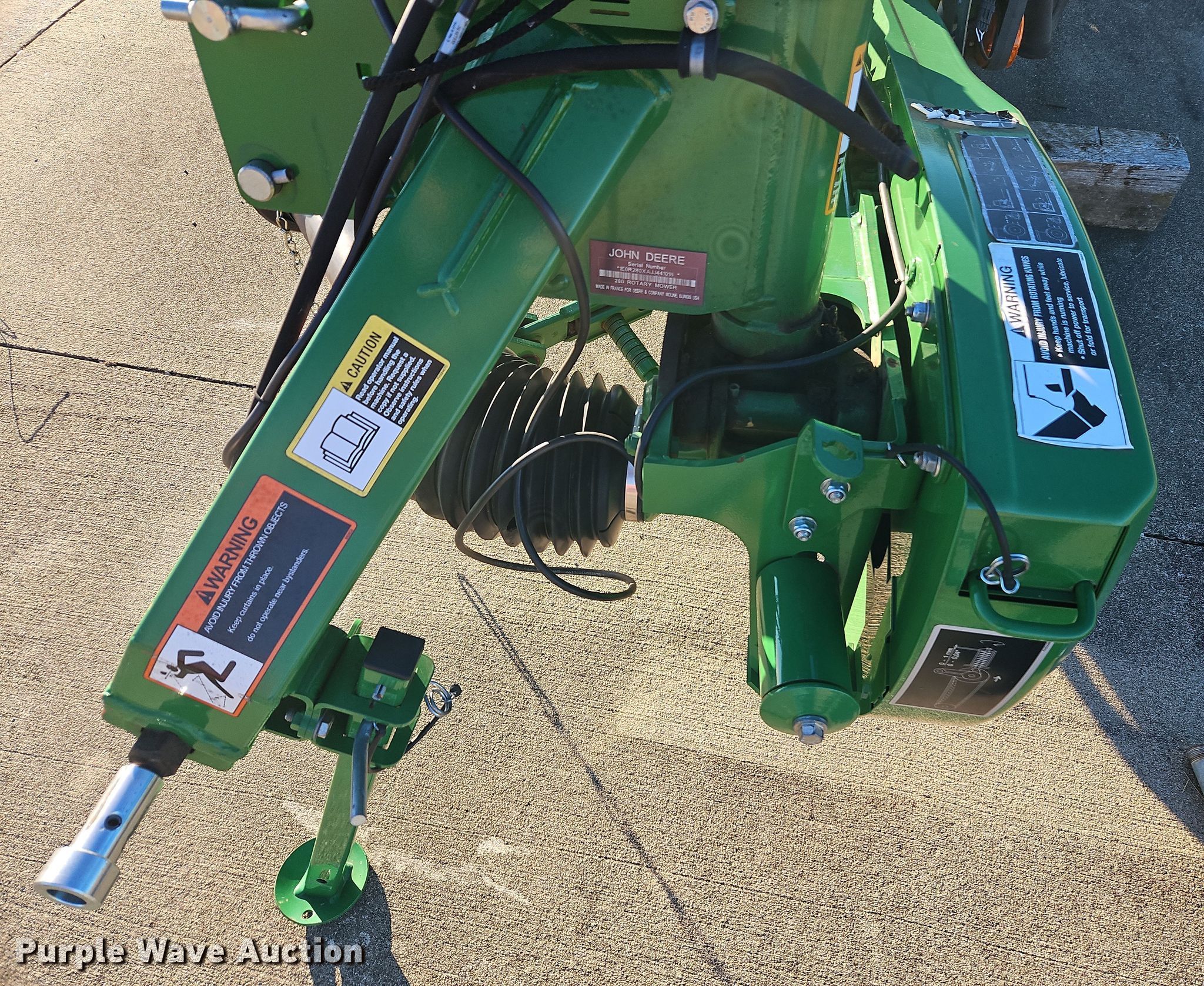 John Deere R280 disc mower in Blue Mound, KS | Item LB9665 sold ...